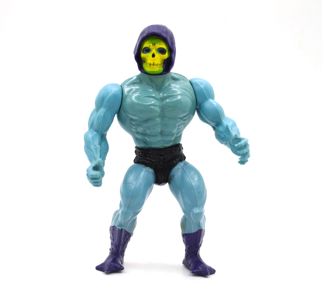 Vintage 1981 He-man Masters of the Universe Skeletor Action Figure Blue ...