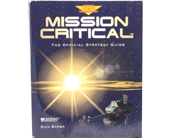 Vintage Official Strategy Guide Mission Critical PC Video Game Guide ...