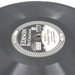 Vintage Edison Record Losey's Orchestra Instrumental Quartet 1/4" Thick ...