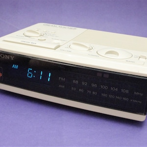 Vintage 1980s Dream Machine Sony Digital Alarm Clock AM-FM - Etsy