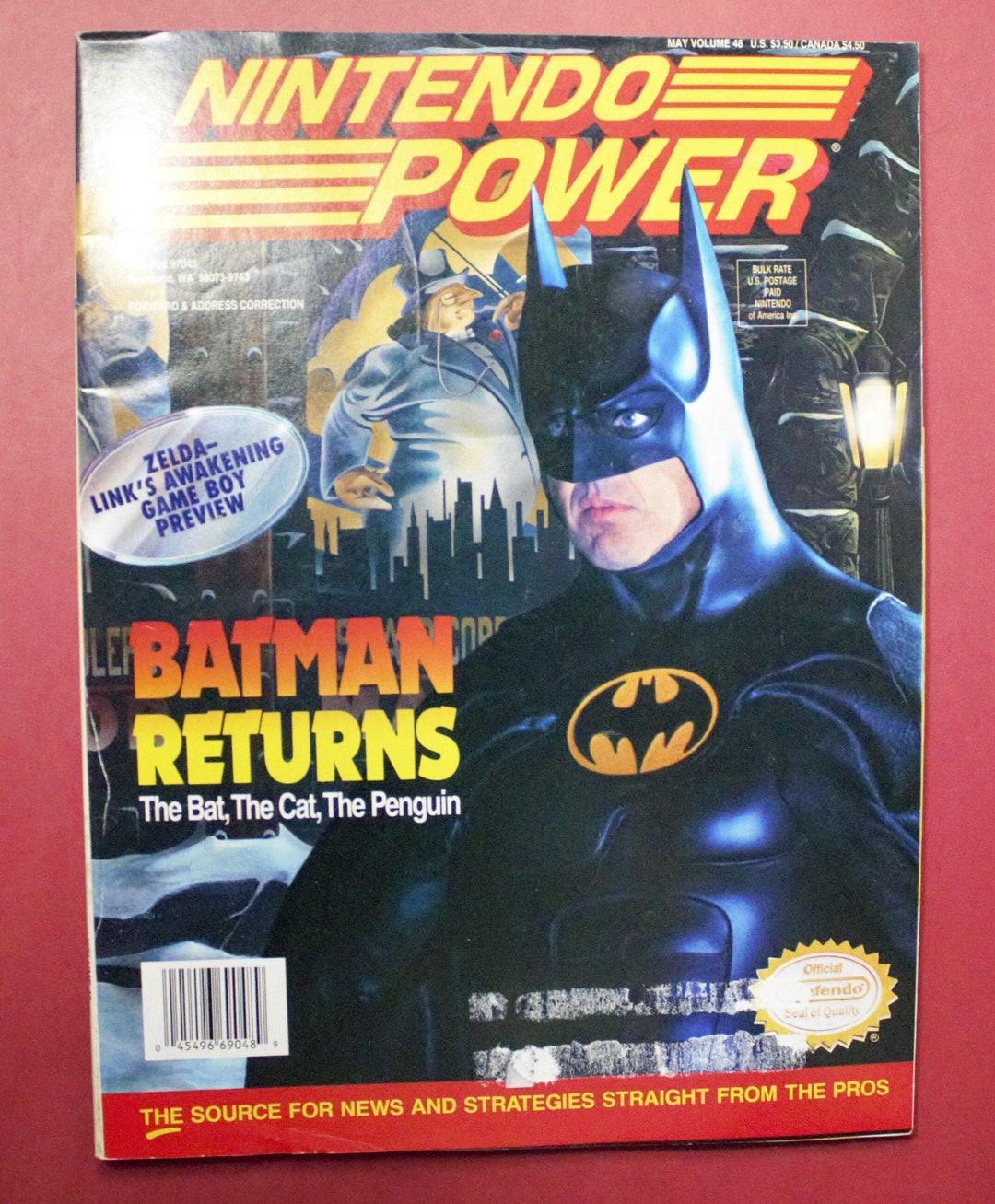 Nintendo Power 1993 Issue Batman Returns Super NES SNES Game - Etsy