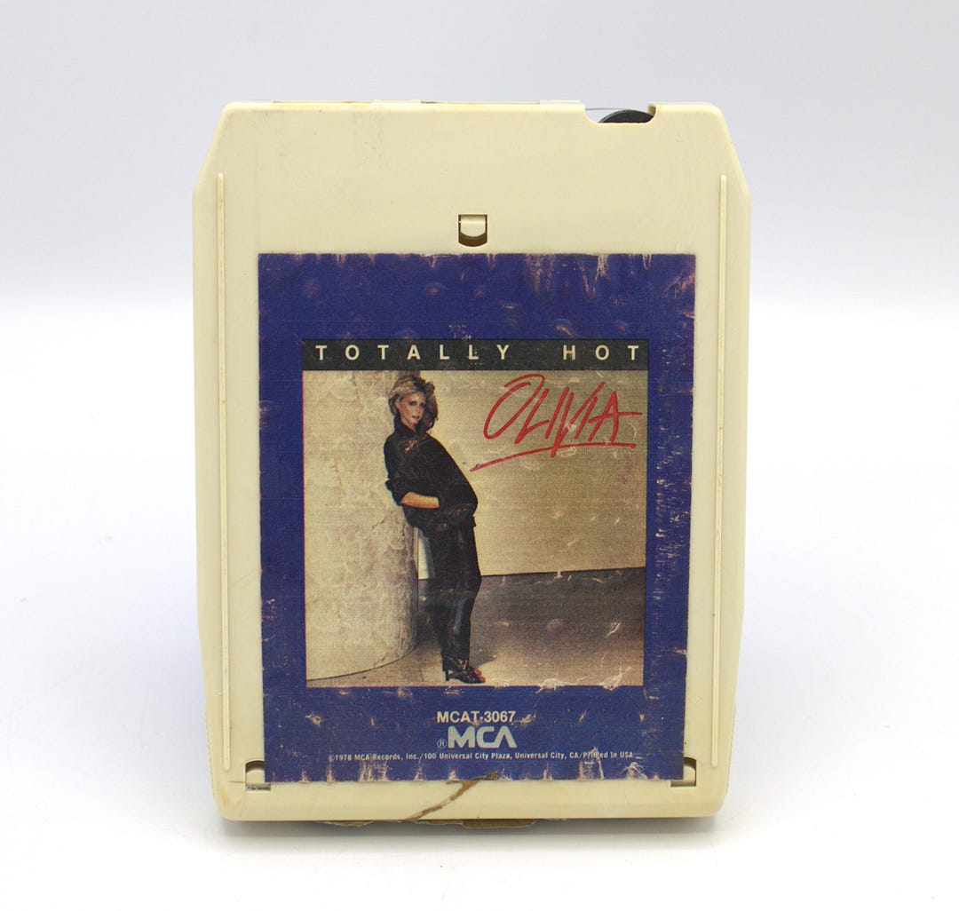 Vintage 70s 8-track Olivia Newton-john 1978 Album Totally Hot Original ...