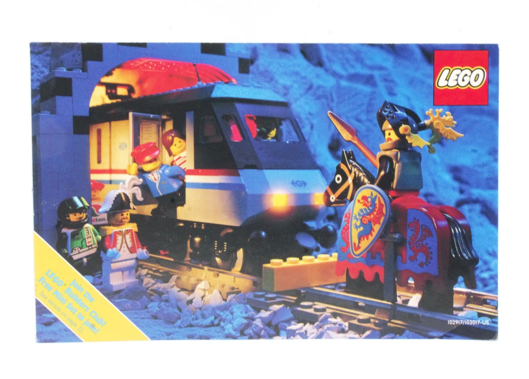 Vintage 1993 Lego Catalog Full Color New Product Amtrak Train Cover ...