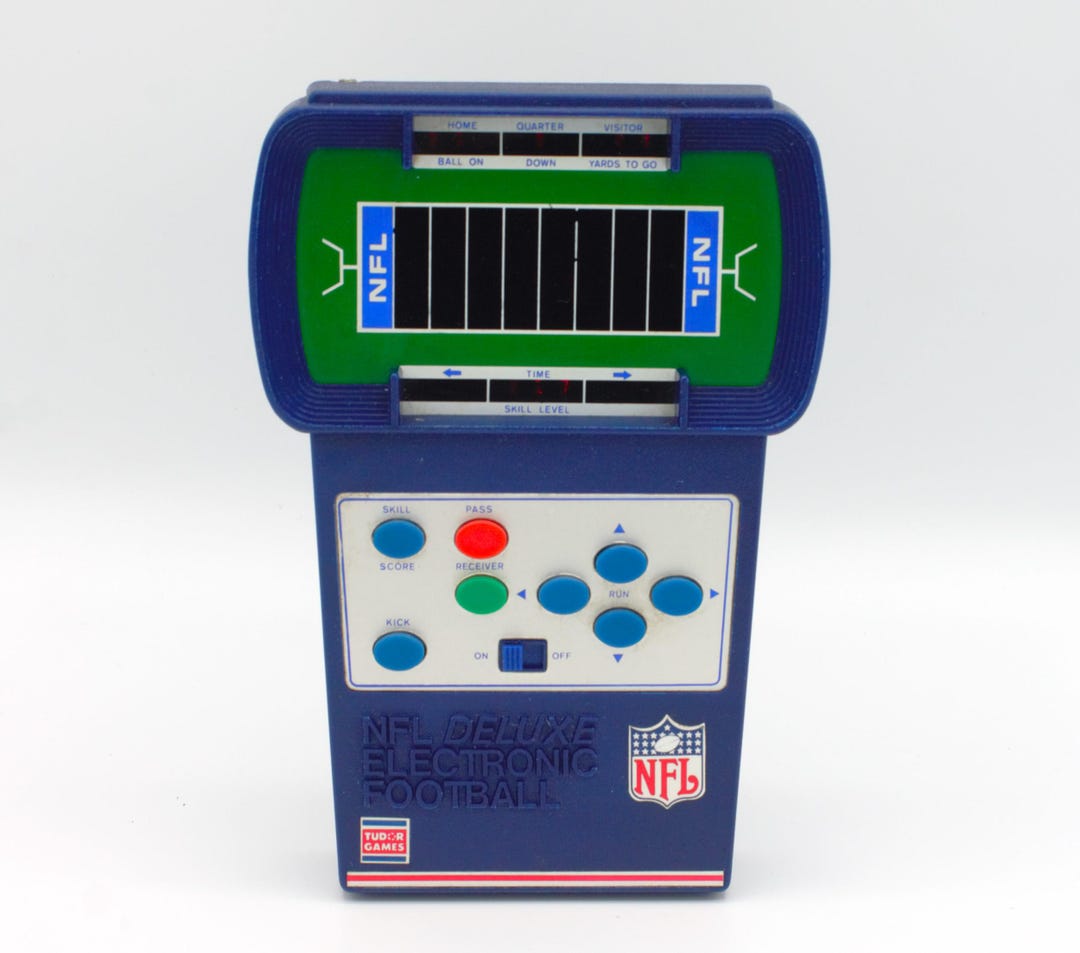 Vintage 1978 NFL Deluxe Electonic Football Digital Red LED Light and ...