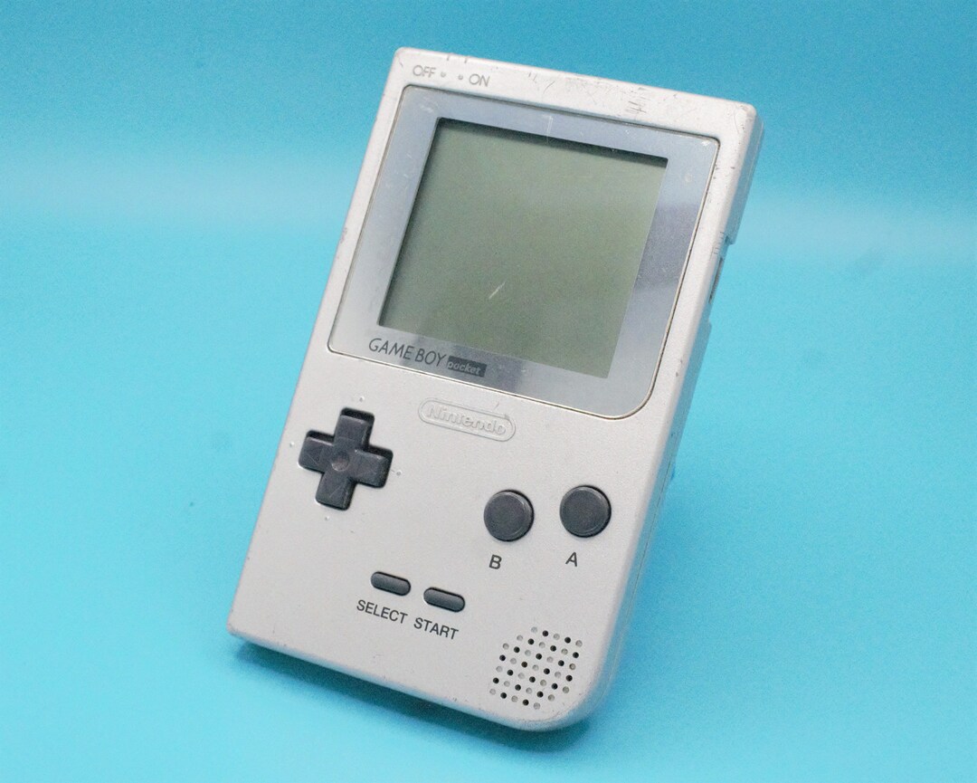 Vintage Nintendo Game Boy Pocket Handheld Console Cartridge Game System ...