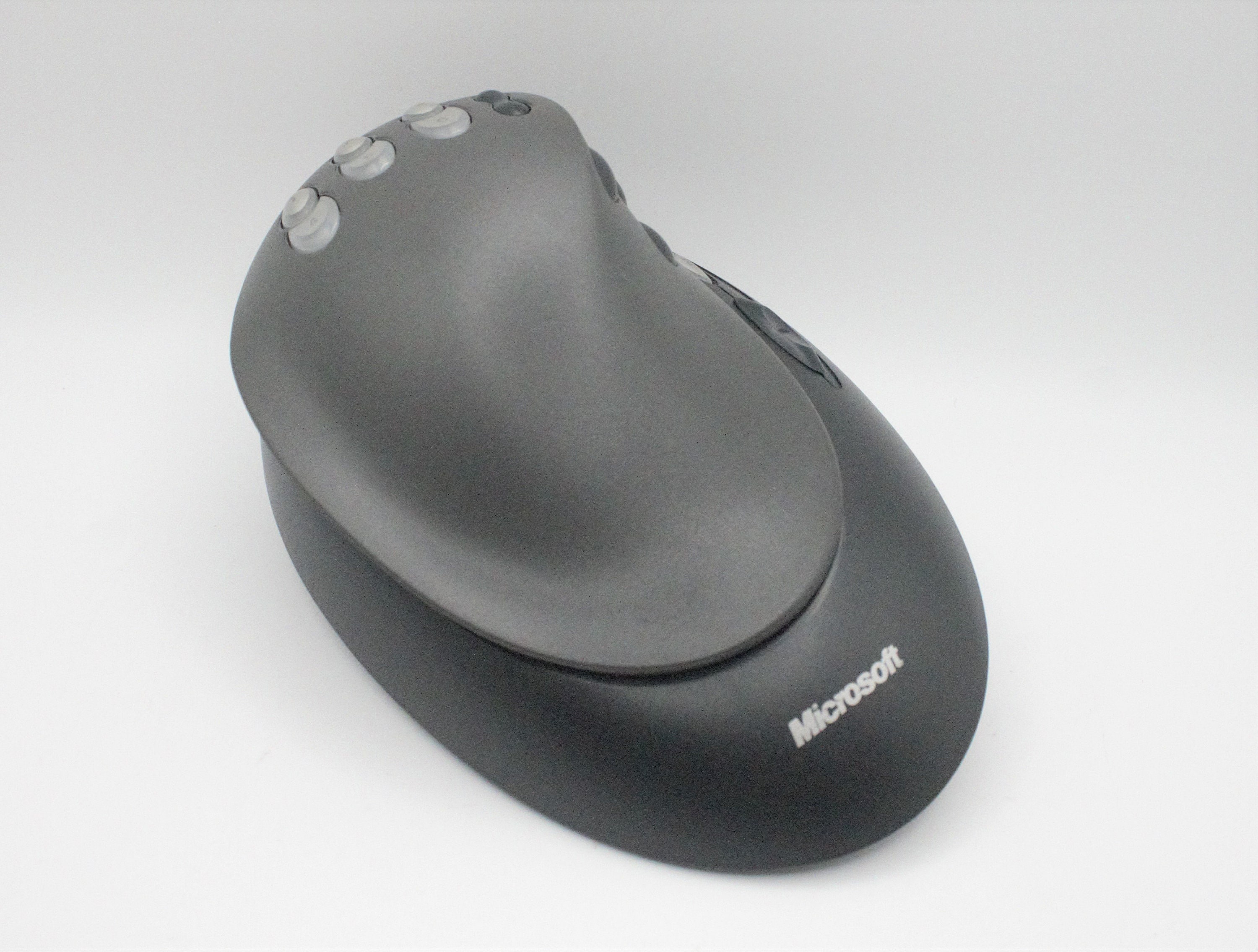 Vintage PC Mouse Microsoft Sidewinder Strategic Commander Swivel Palm ...