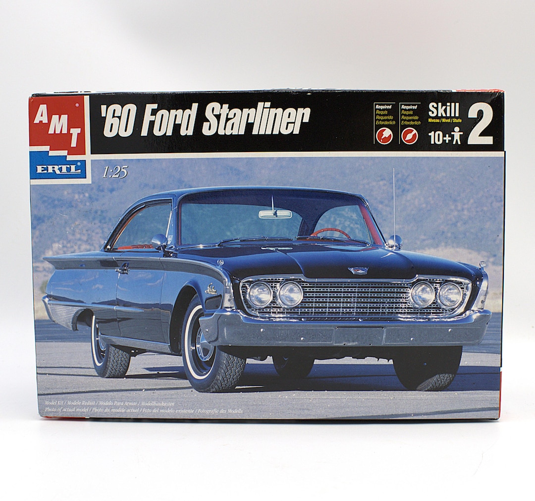 Vintage AMT '60 Ford Starliner Model Kit 1/25 Scale High Detail 1960s ...