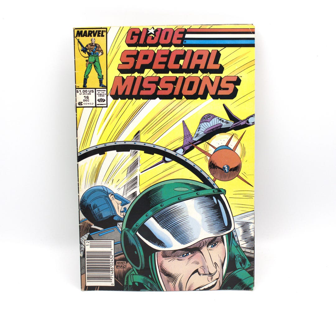 Vintage 1988 GI JOE Comic Book Special Missions Issue 16 "tight Circle ...