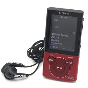 Vintage Sony Walkman Stereo MP3 Audio Music Video Player 8 GB Red With ...