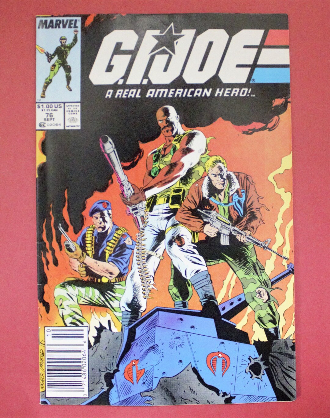 Vintage 1980s GI Joe Comic Book Issue 76 All's Fair Assassination Death ...