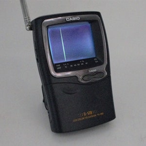 Vintage Color TV Portable Television Mini LCD Screen Uhf/vhf Signal ...