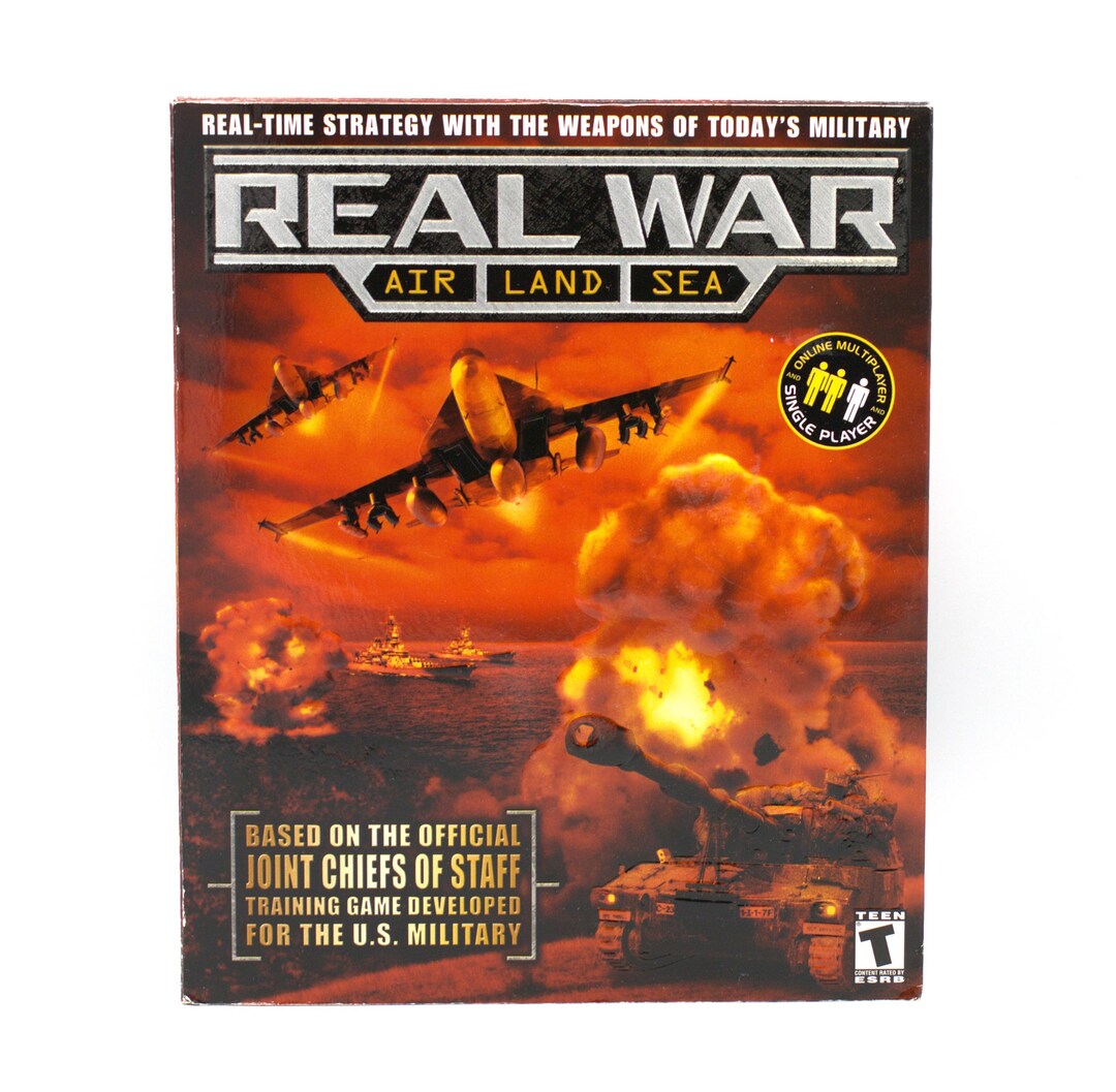 Vintage PC Game Real War US Military Training Simulator Strategy Game ...
