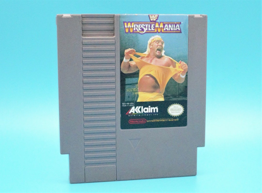 Vintage Nintendo Game Wrestlemania WWF Superstars of Wrestling Original ...