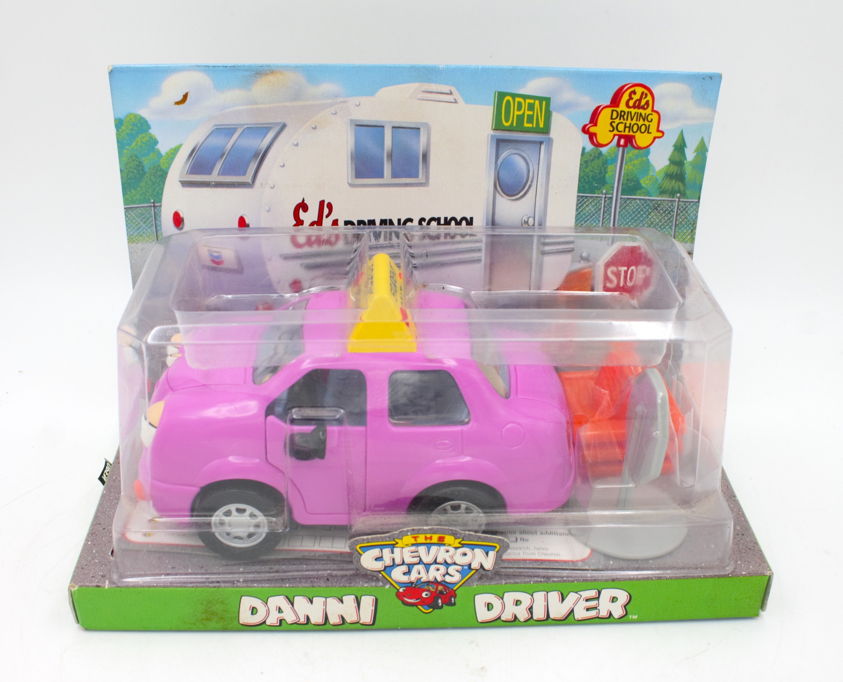 Vintage 1998 Chevron Car Danni Driver Pink Driver's Ed Student Car and ...