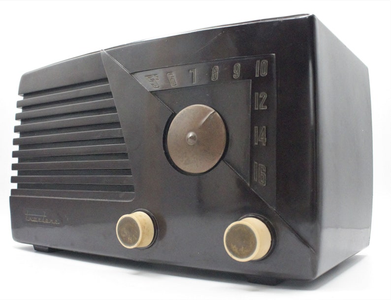 Vintage 1951 Tube Radio AM Receiver Truetone Bakelite Mid - Etsy