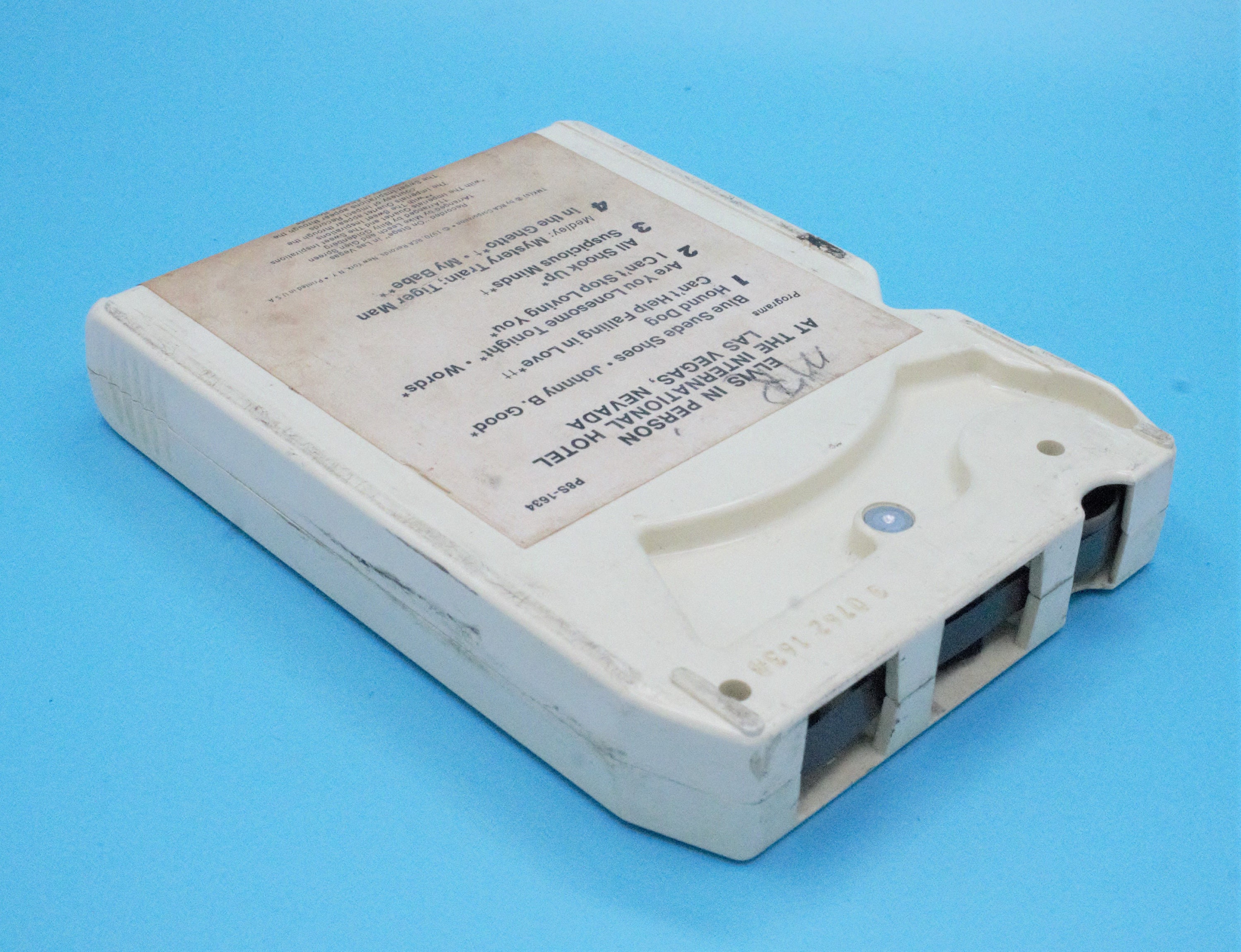 Vintage 1970 Elvis 8-track Stereo 8 Cartridge Cassette Live Las Vegas ...