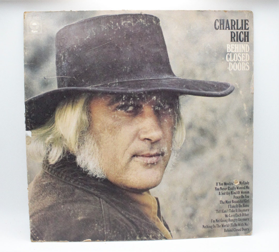Charlie Rich Autographed Demo Behind Closed Doors 12" Record LP 1973 ...