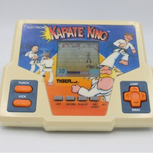 Vintage 1980s Karate King Handheld Game LCD Digital Sound Tournament ...
