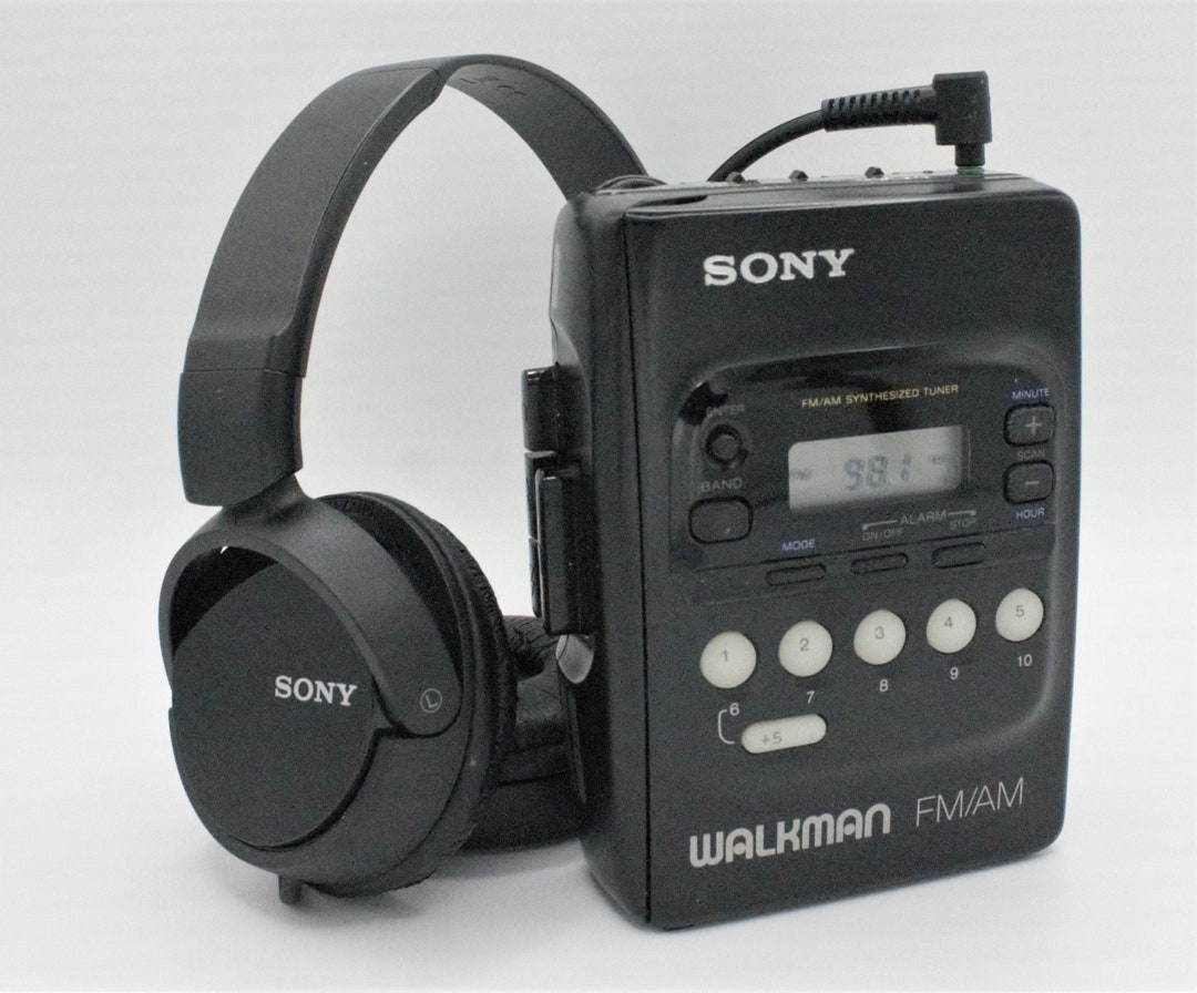 Vintage Sony Walkman Personal Stereo Cassette Tape Player Digital ...