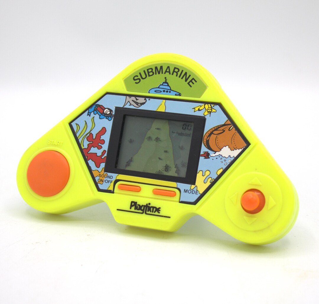 Vintage 1980s Handheld Game Submarine LCD Digital Display With Sound ...