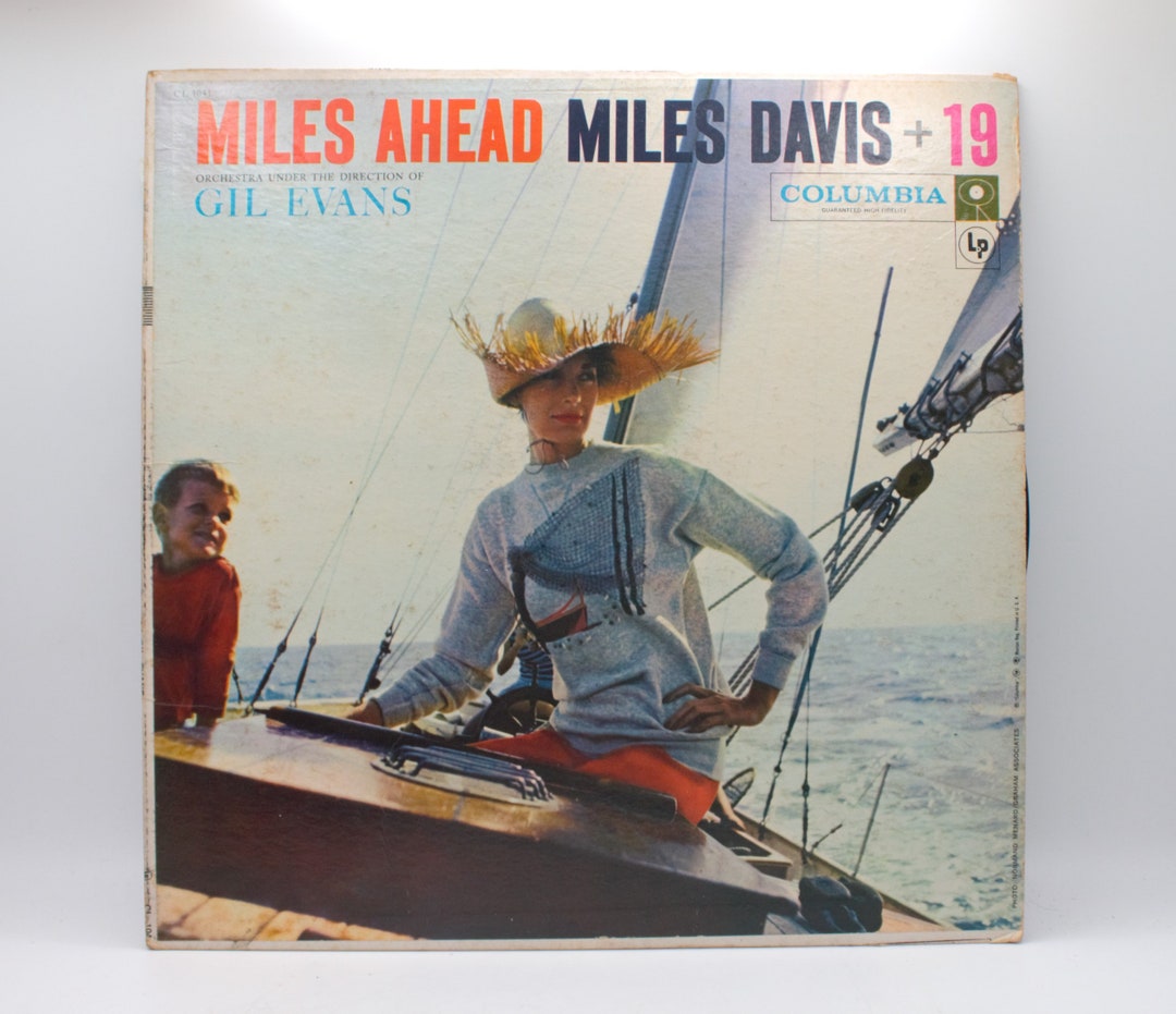 Vintage 1950s Vinyl Miles Davis 1959 Miles Ahead Album Smooth Cool Jazz ...