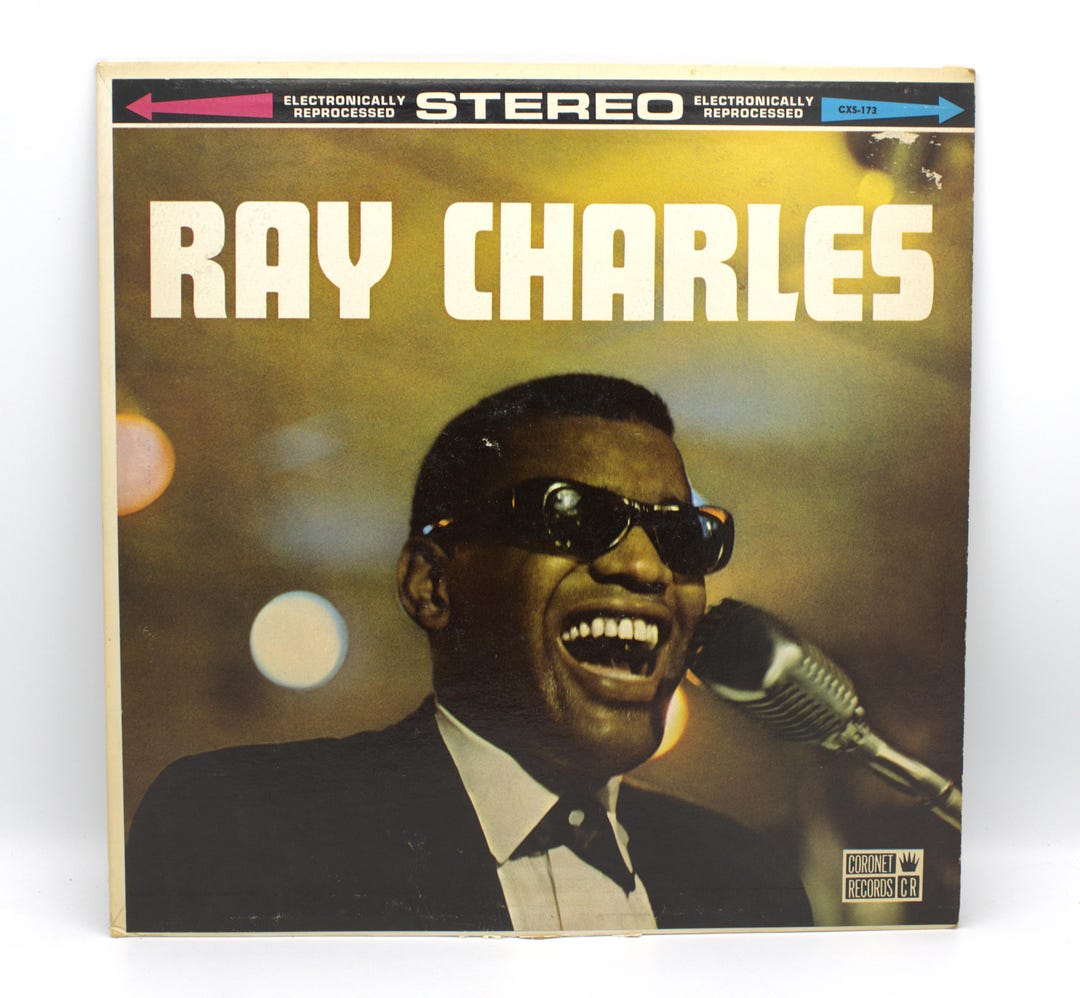 Vintage 1960s Vinyl Ray Charles 1962 Original Recording R&B Soul Blues ...