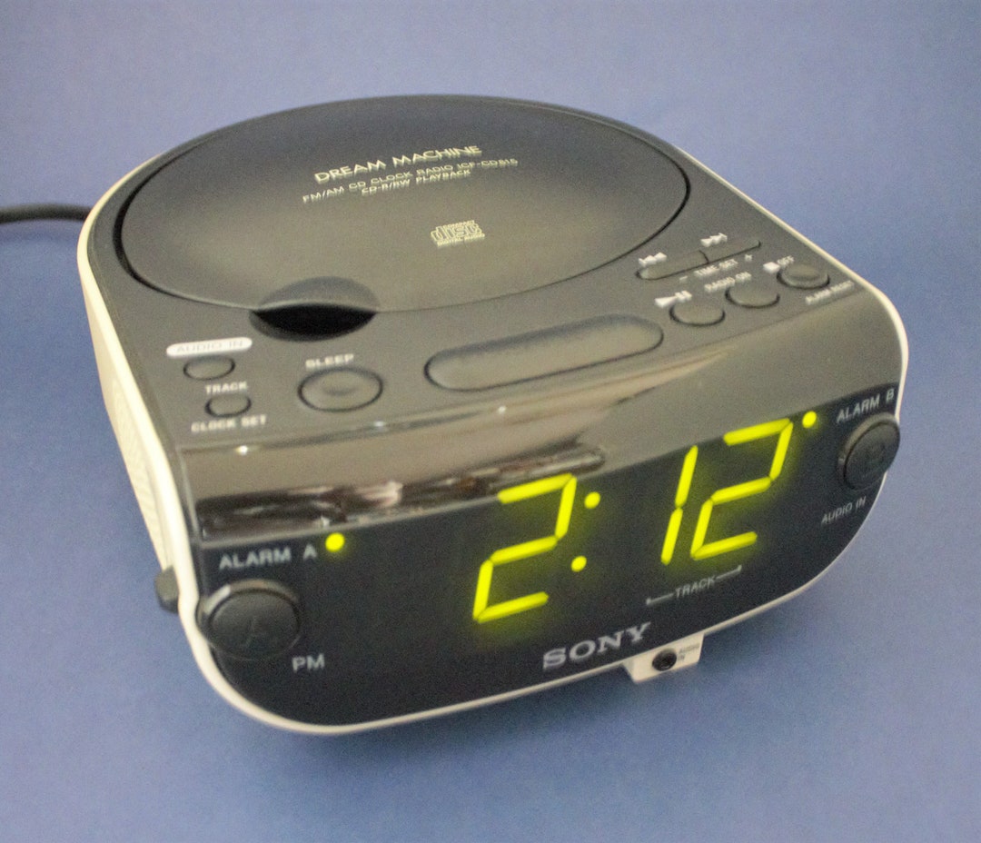 Vintage Sony CD Dream Machine Digital Alarm Clock Radio Am-fm - Etsy