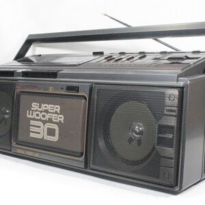 Vintage 1980s Boombox Stereo Digital Sound Lab 3D Woofer 5 Speaker ...