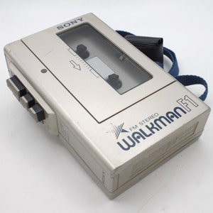 Vintage Sony Walkman F1 1980s Personal Stereo Cassette Tape Player FM ...