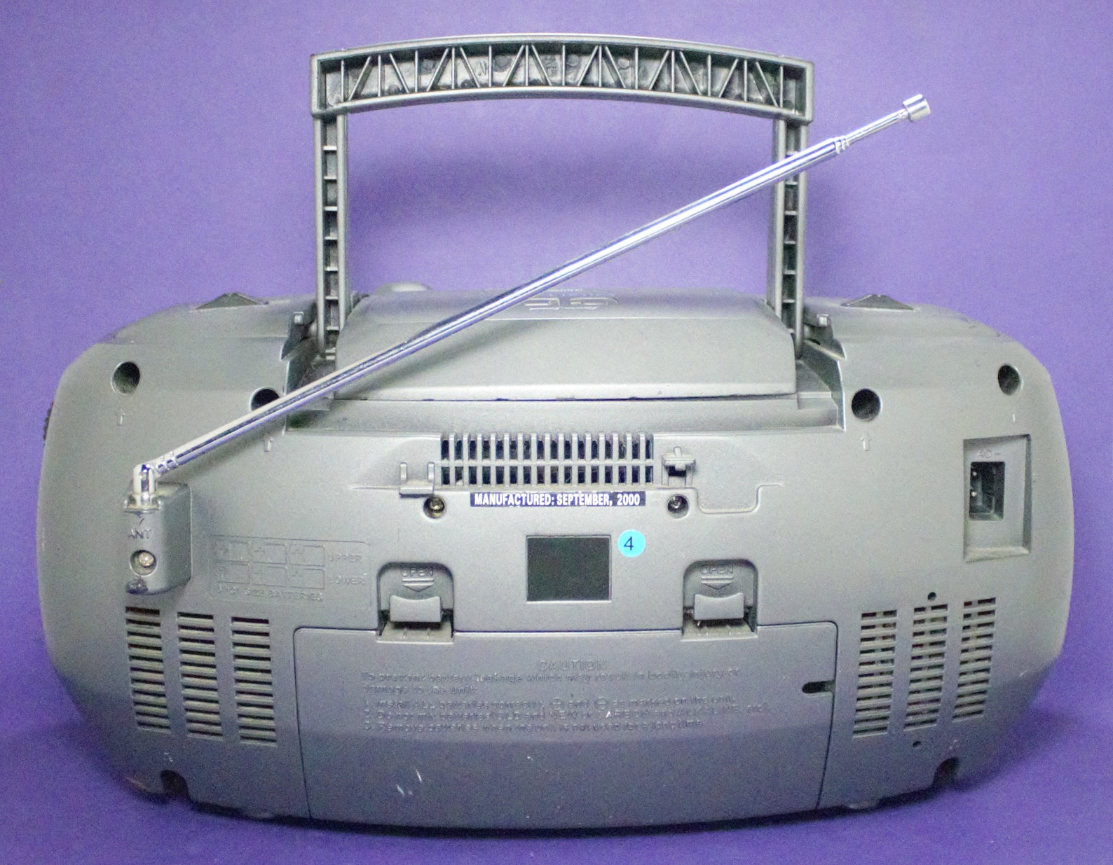 Vintage Boombox CD Cassette Tape Player Recorder Portable - Etsy