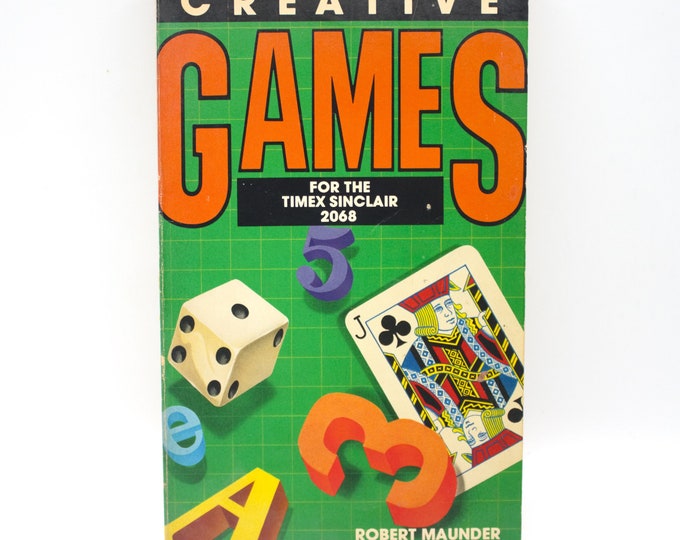 Vintage 1984 Creative Games for the Timex Sinclair 2068 Computer 1980s ...