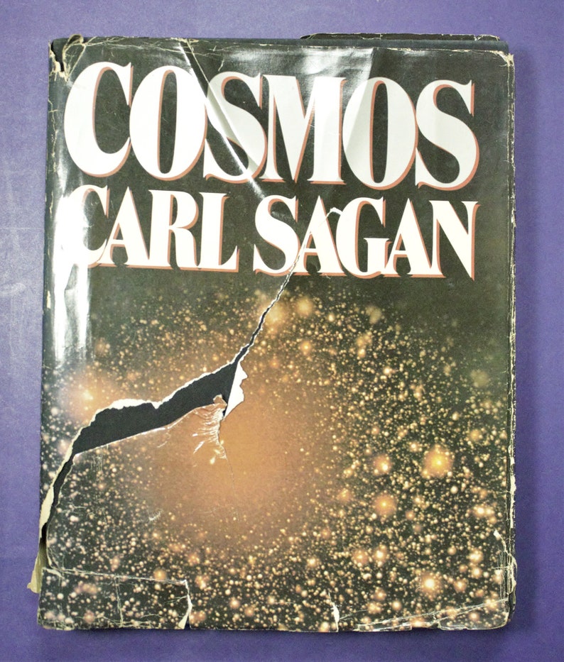 Vintage 1980 Cosmos Carl Sagan Book Hardcover Color Photo - Etsy