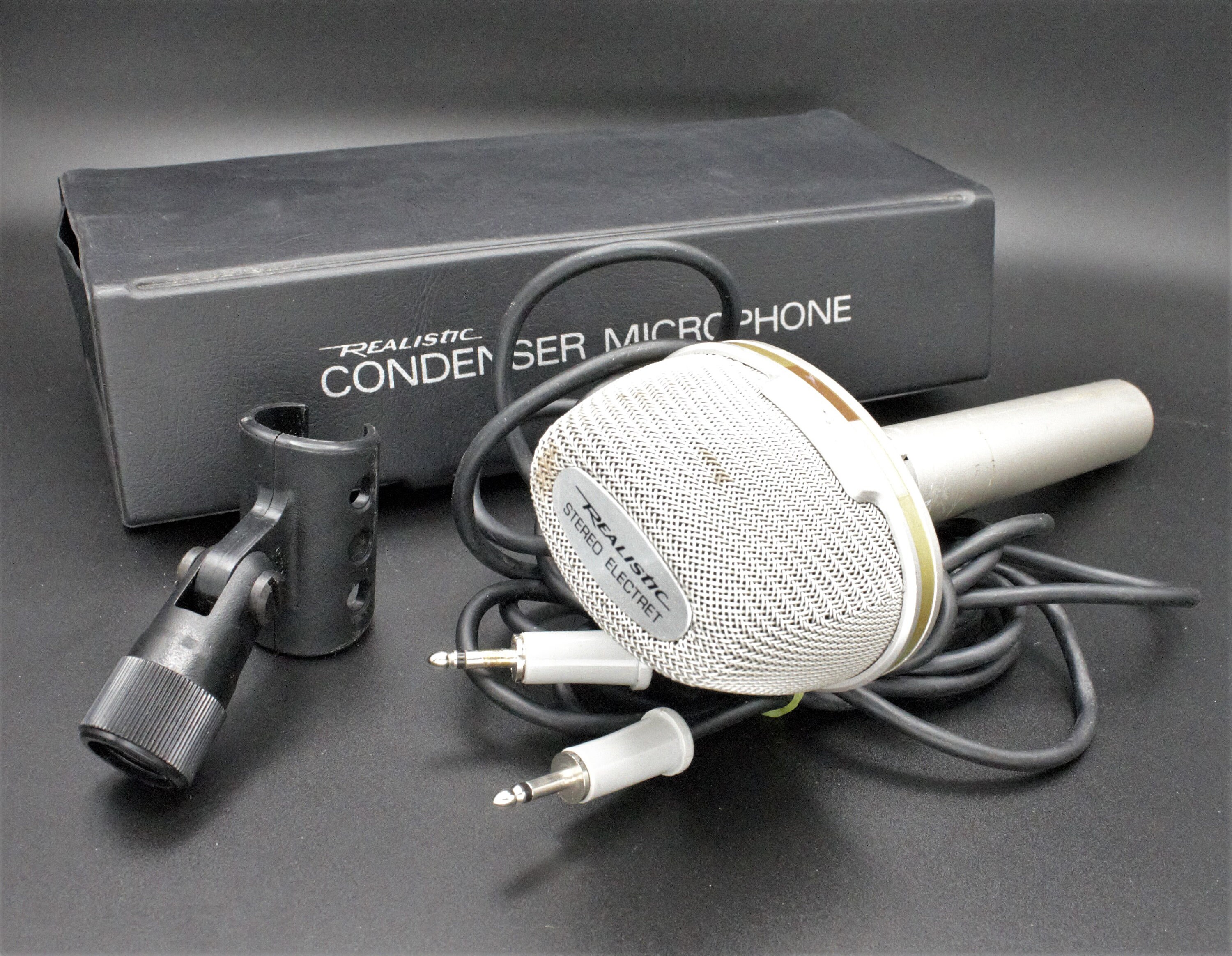 Vintage Condenser Microphone Realistic Stereo Mic Dual - Etsy