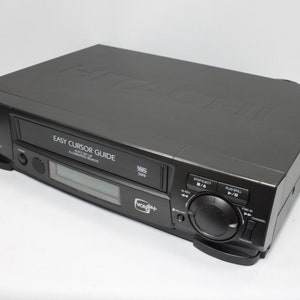 Vintage VCR Video Cassette VHS Tape Player Recorder Hi-fi Stereo Output ...
