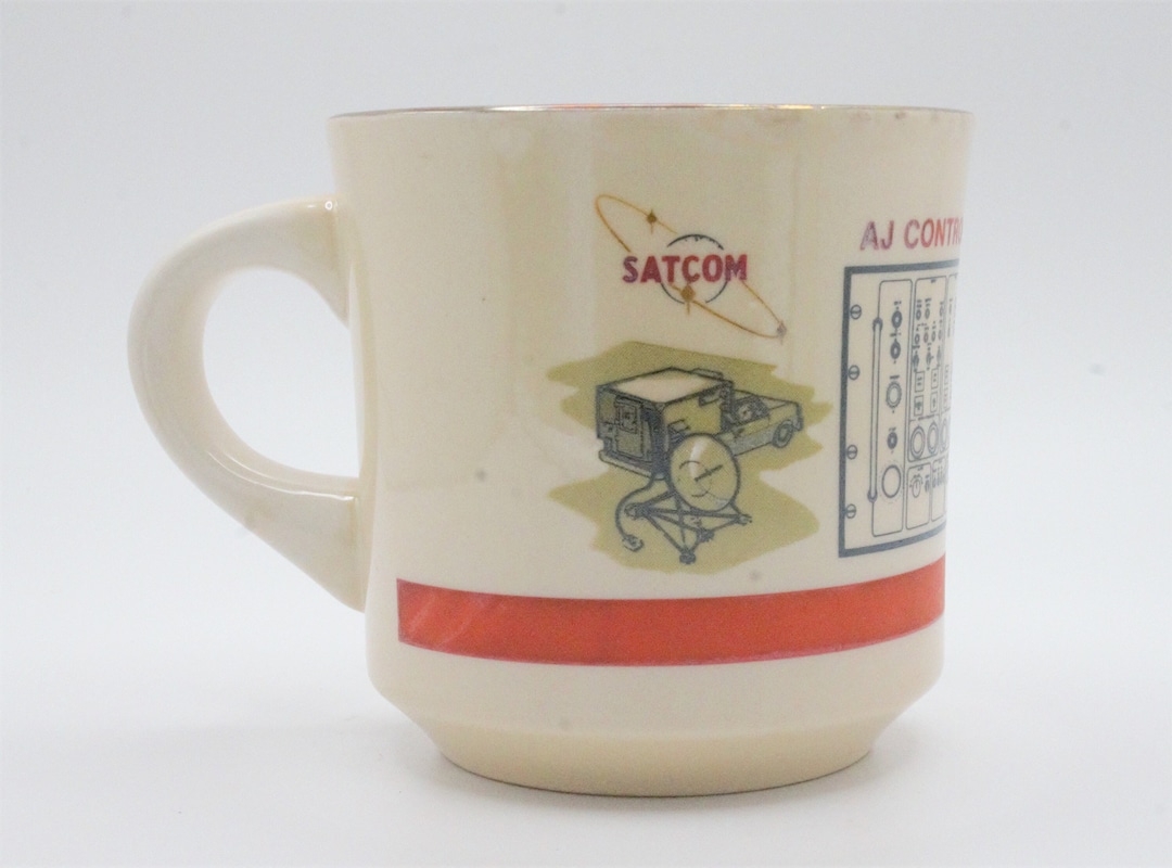 Vintage Satcom AJ Control Modems Harris Semiconductor Coffee Cup ...