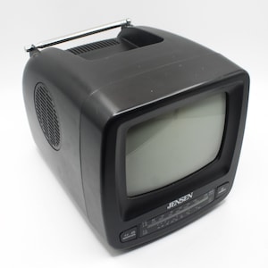 Vintage 5 B&W TV Radio Portable Mini Tube Television - Etsy
