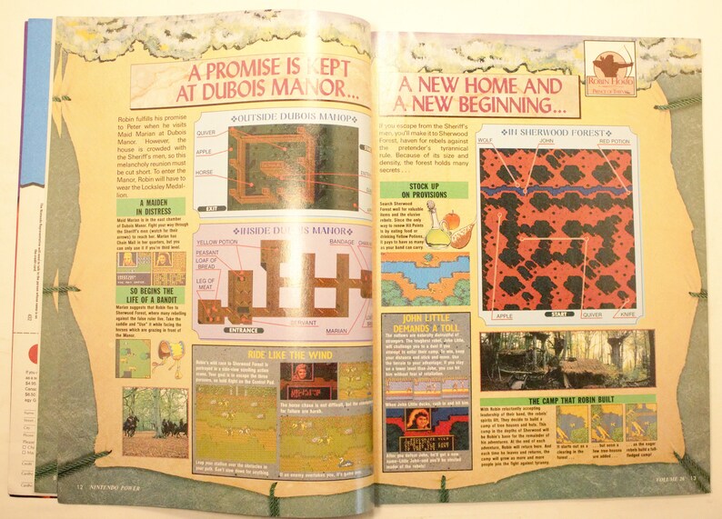 Nintendo Power 1991 Issue Robin Hood Bill & Teds Excellent - Etsy