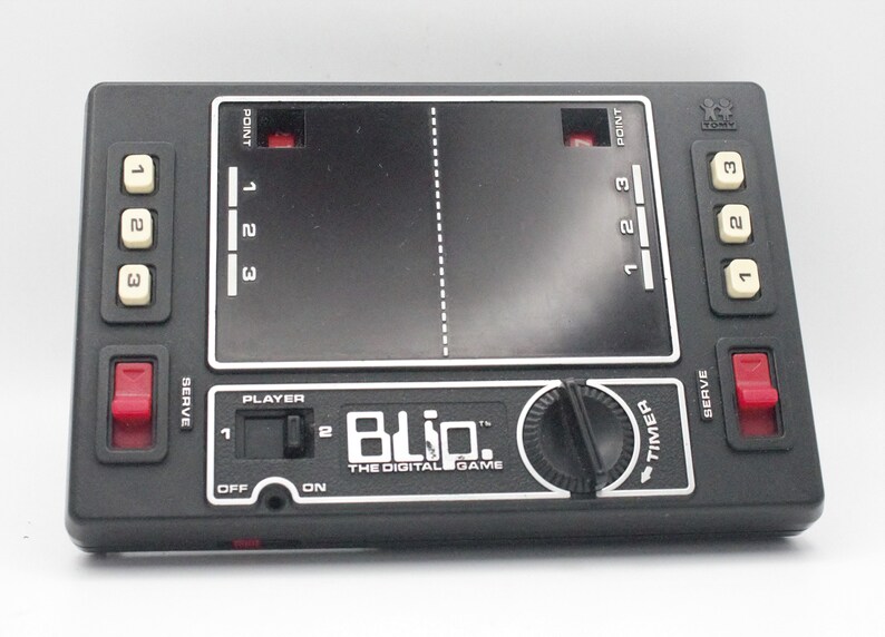 Vintage 1970s Handheld Electronic Game Blip Tennis 1-2 Player - Etsy