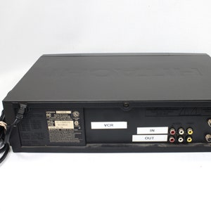 Vintage VCR Video Cassette VHS Tape Player Recorder Hi-fi Stereo Output ...