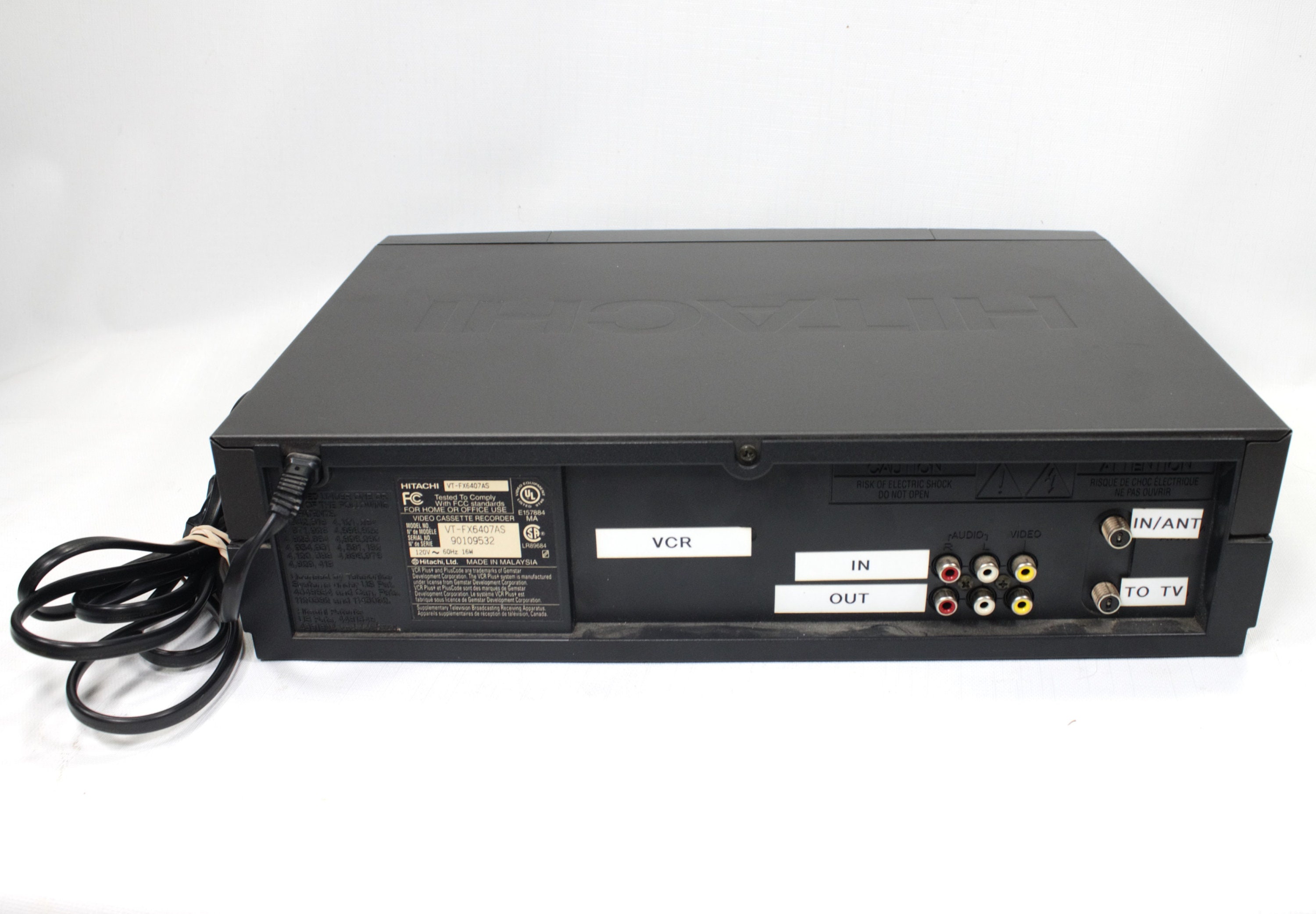 Vintage VCR Video Cassette VHS Tape Player Recorder Hi-fi - Etsy