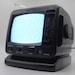 Vintage 5 B&W TV Mini Portable Tube Television Set AM/FM Radio Receiver ...