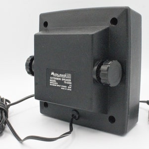 Vintage External Speaker 20W Extension Audio 3.5mm Jack Mono CB Aux ...