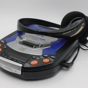 Vintage Aiwa CD Player Personal Stereo Cross Trainer Sport Edition EASS ...