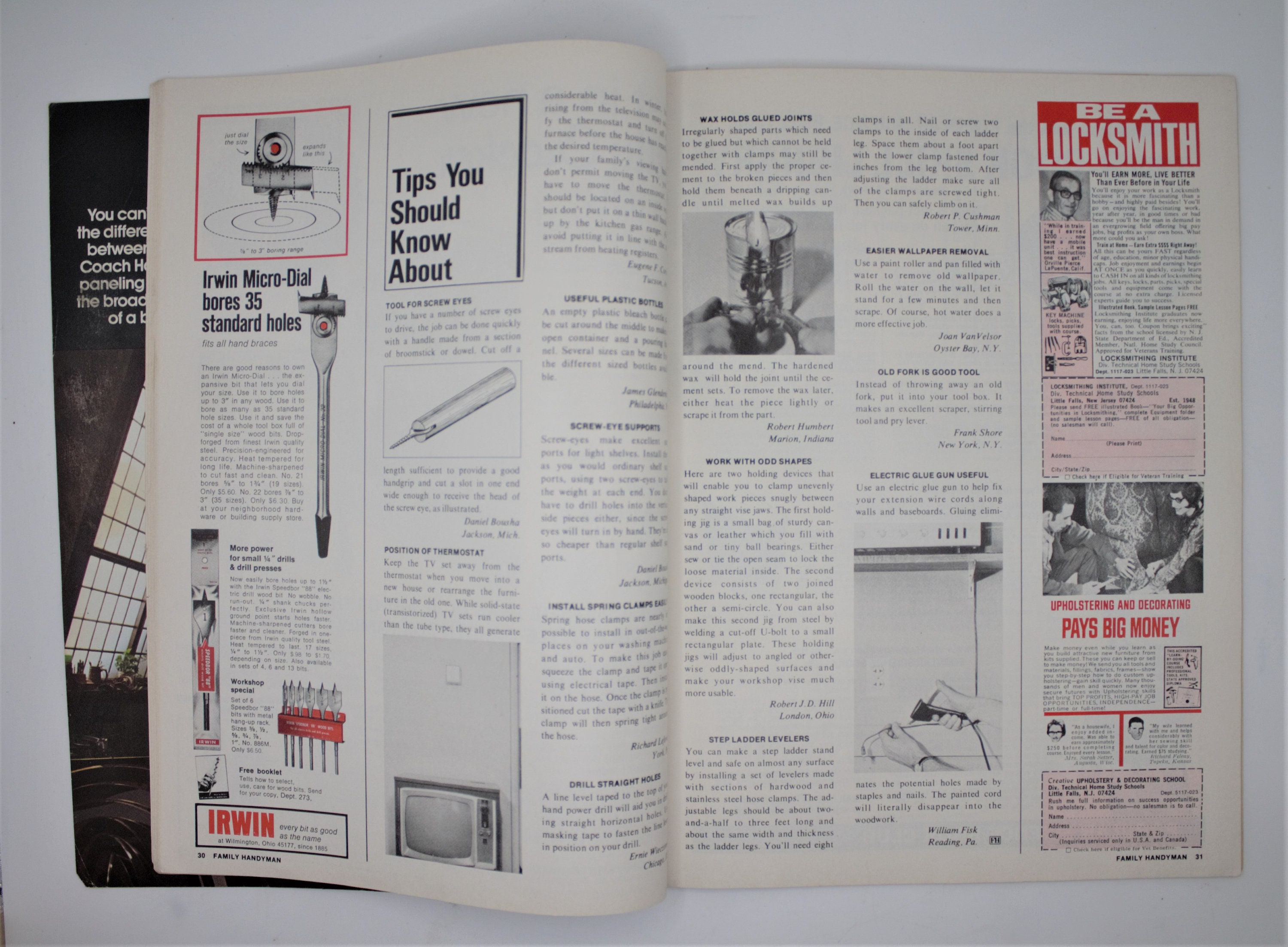 Vintage Handyman Magazine Home Craftsman Woodworking Hobbyist ...