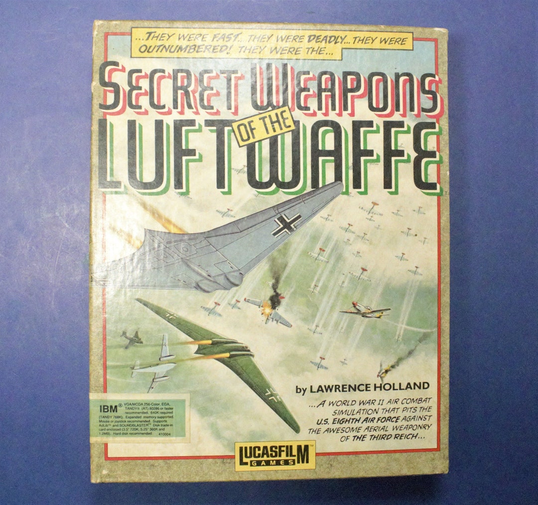 Vintage PC Game Secret Weapons of the Luftwaffe Lucas Arts - Etsy