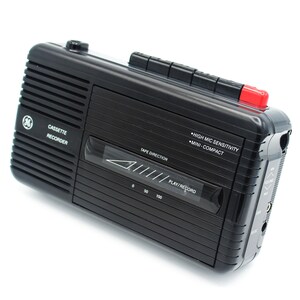 Vintage 1980s GE Audio Cassette Tape Recorder Player Built in ...