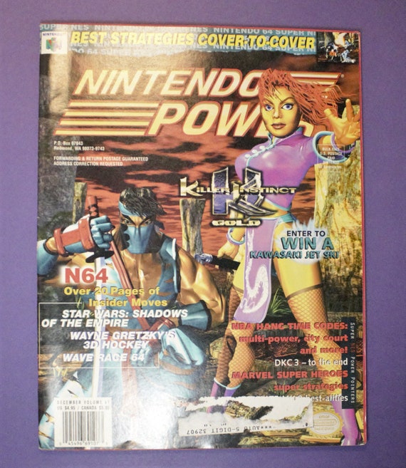 Nintendo Power 1996 Issue Killer Instinct Star Wars Shadows - Etsy