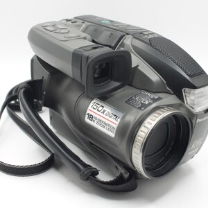 Vintage Camcorder Video Camera Mini VHS Cassette Recorder Color LCD ...