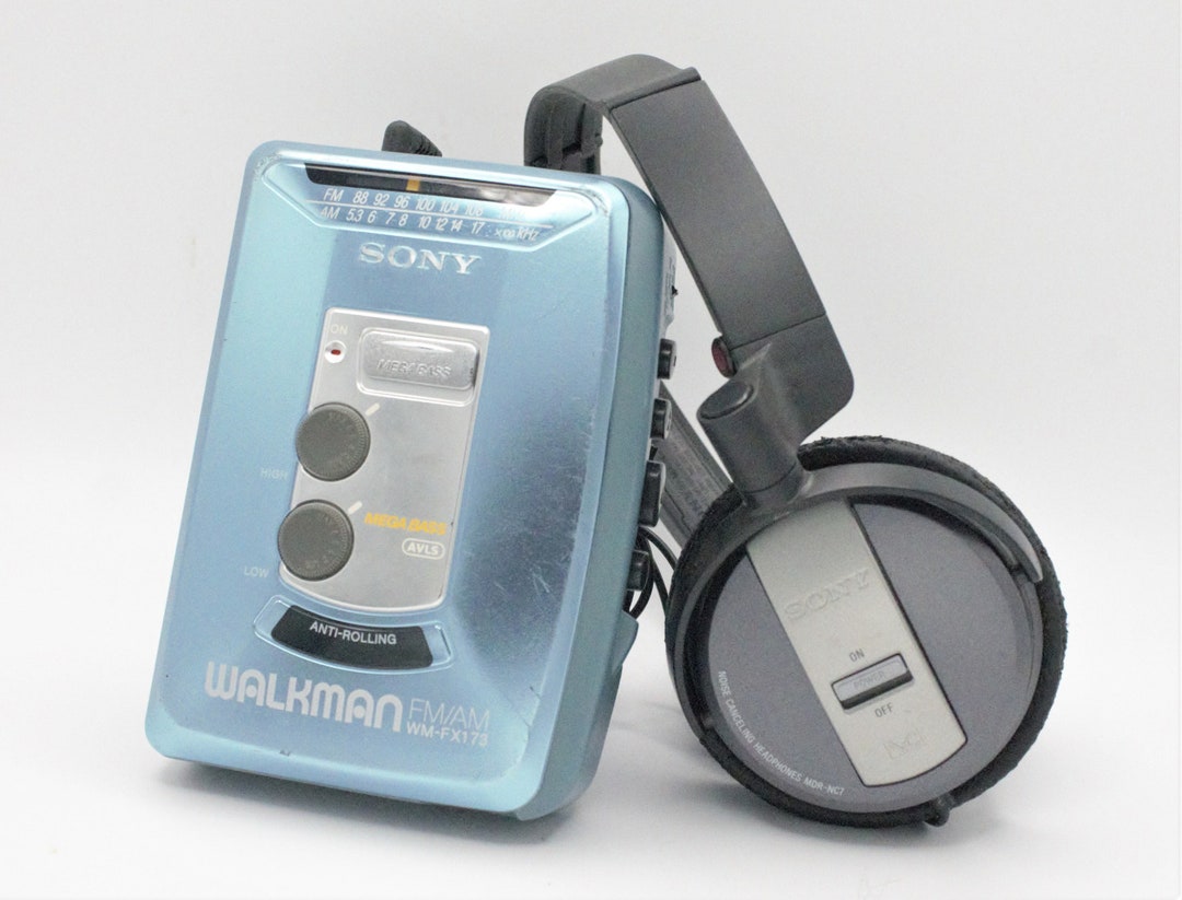 Vintage Sony Walkman Blue Chrome Personal Stereo Cassette - Etsy