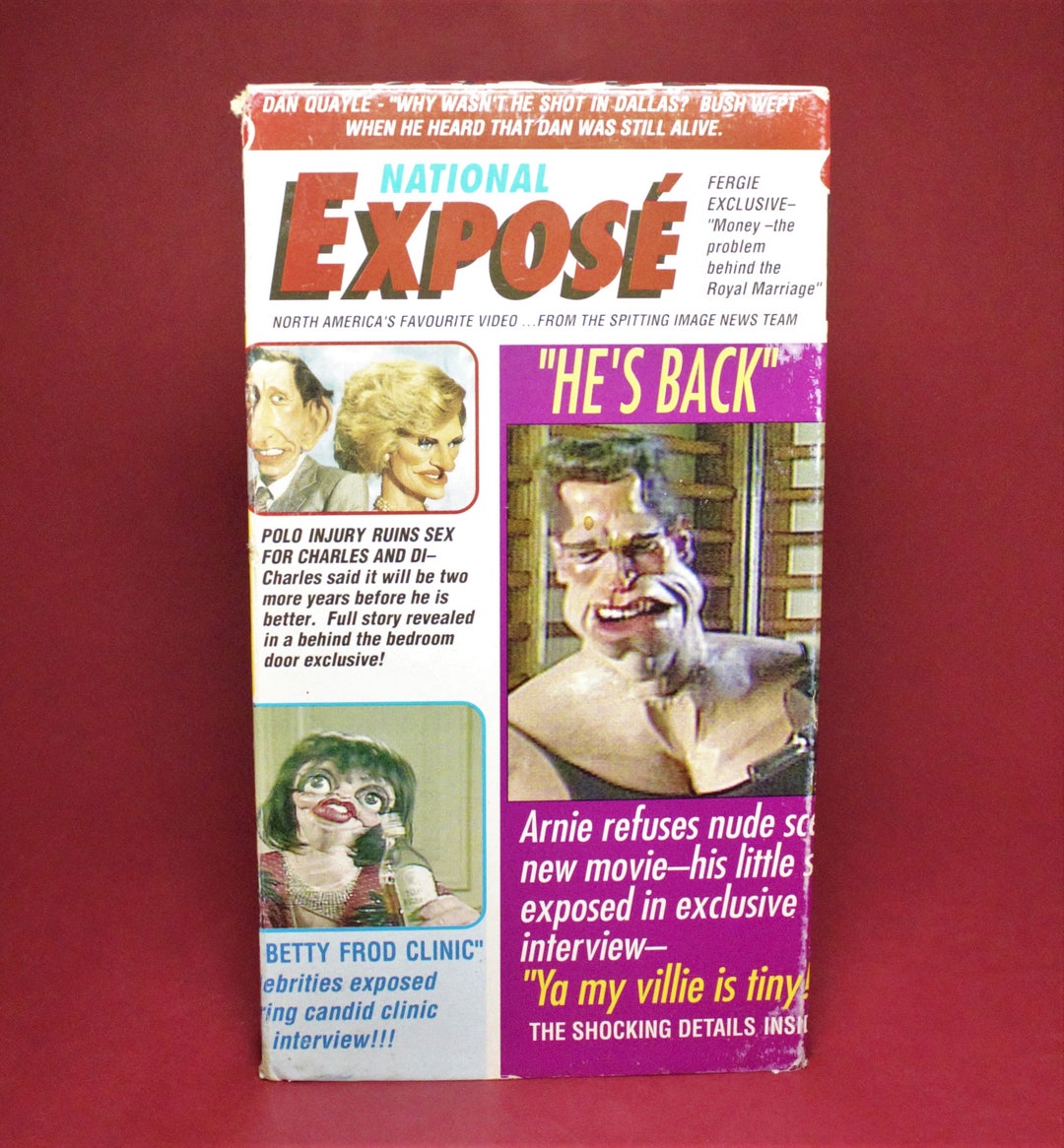 Vintage VHS Spitting Image National Expose Tabloid Satire - Etsy
